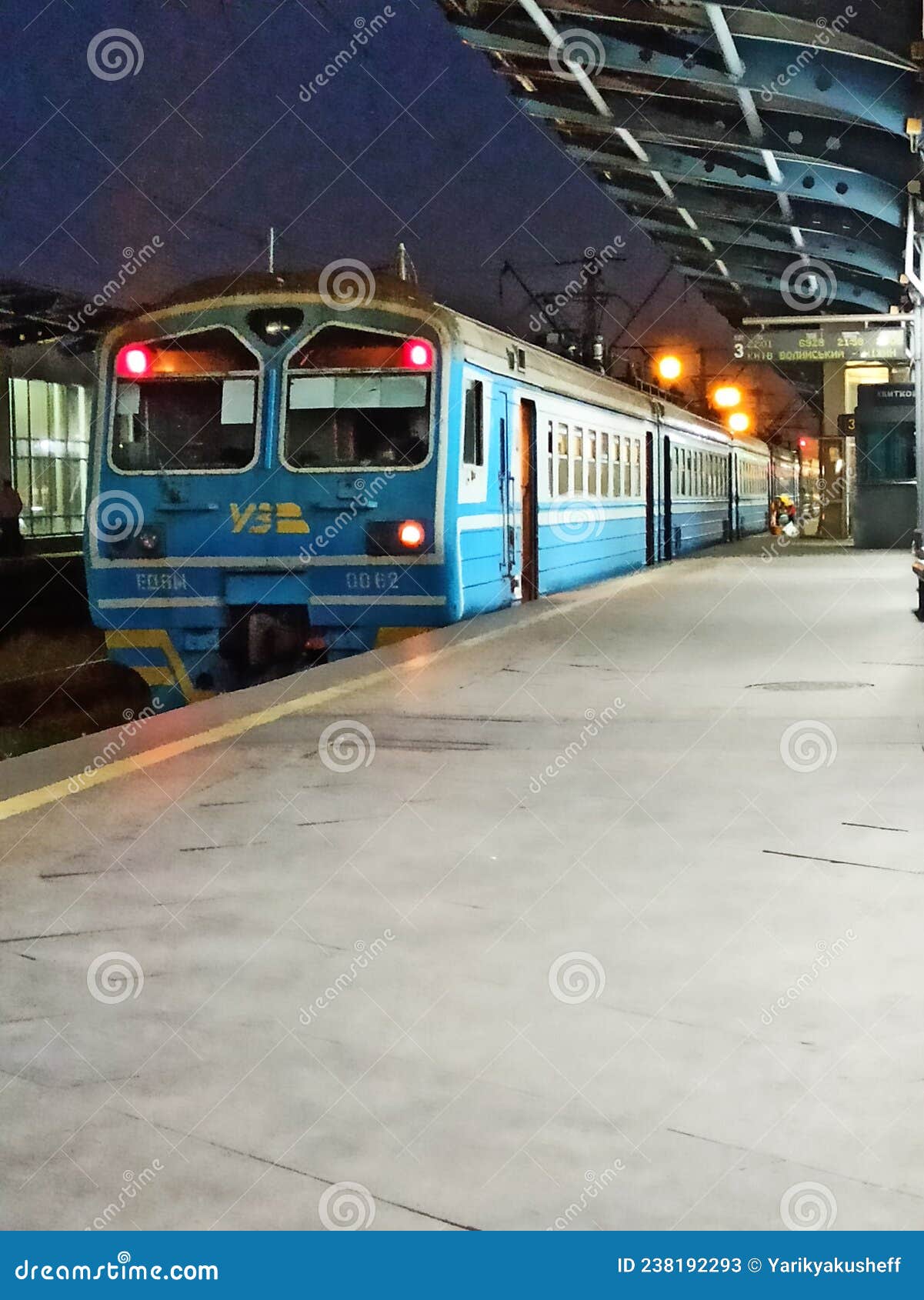 Ukrainian train editorial stock photo. Image of metro - 238192293