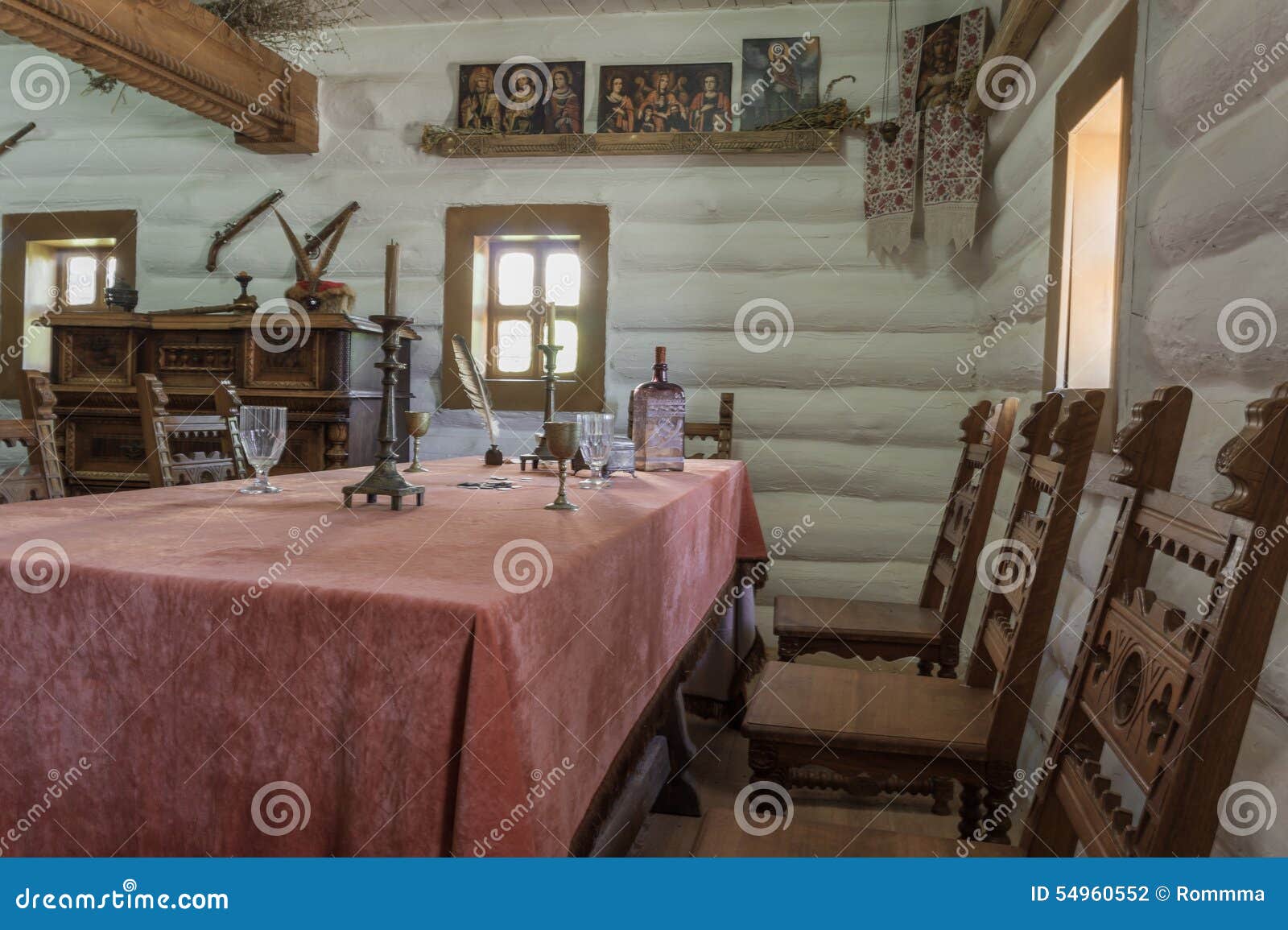Ukrainian vintage interior editorial photography. Image of room - 54960552