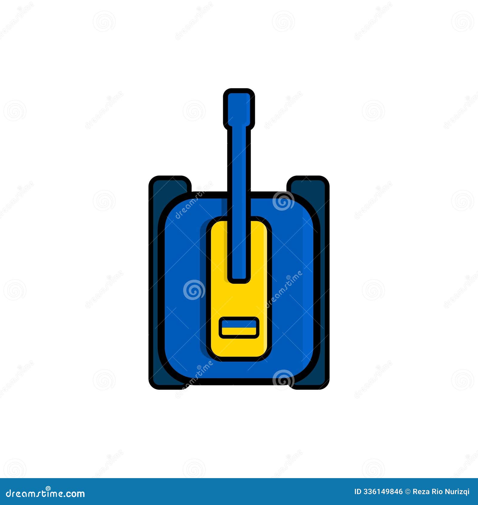 Ukrainian Battle Tank. Simple Vector Stock Illustration - Illustration ...