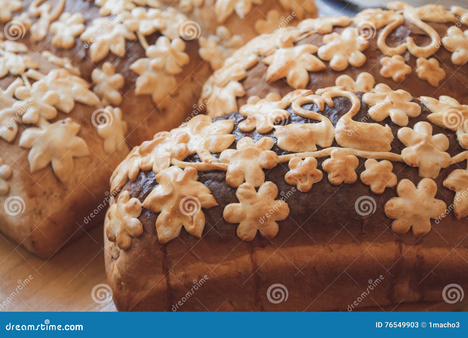 Ukrainian wedding bread stock image. Image of baking - 76549903