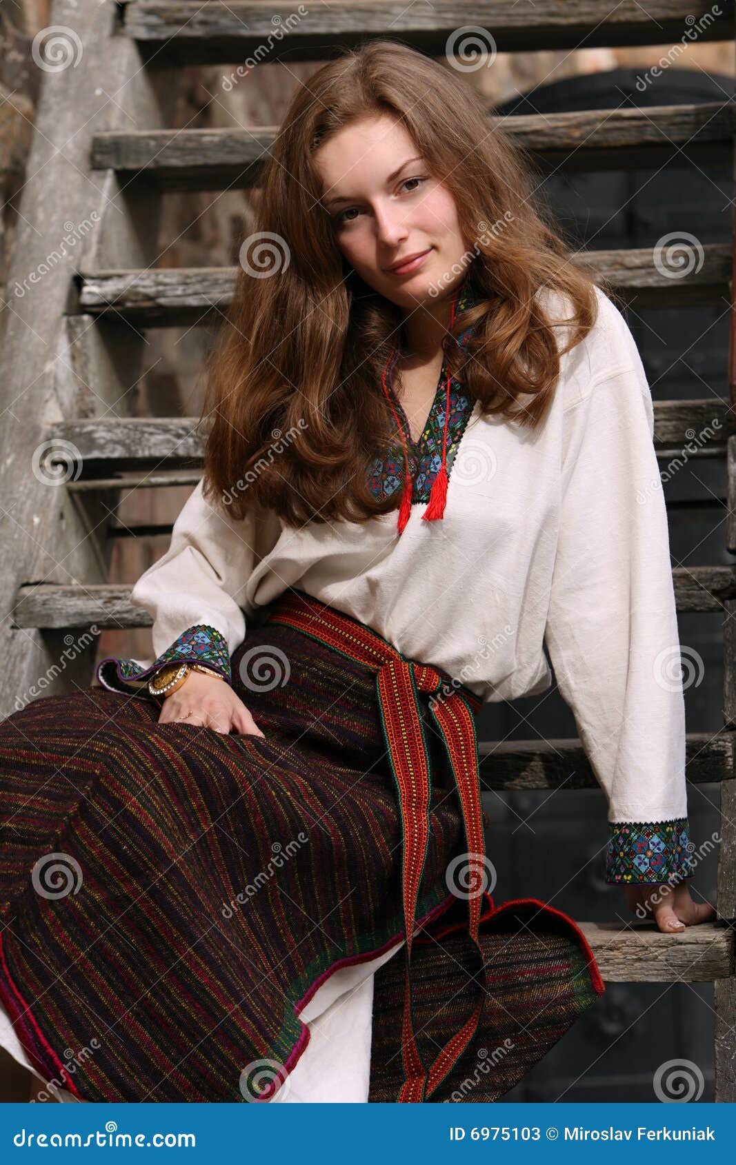 Ukrainian Young Girl stock image. Image of ukrainian, outdoor - 6975103