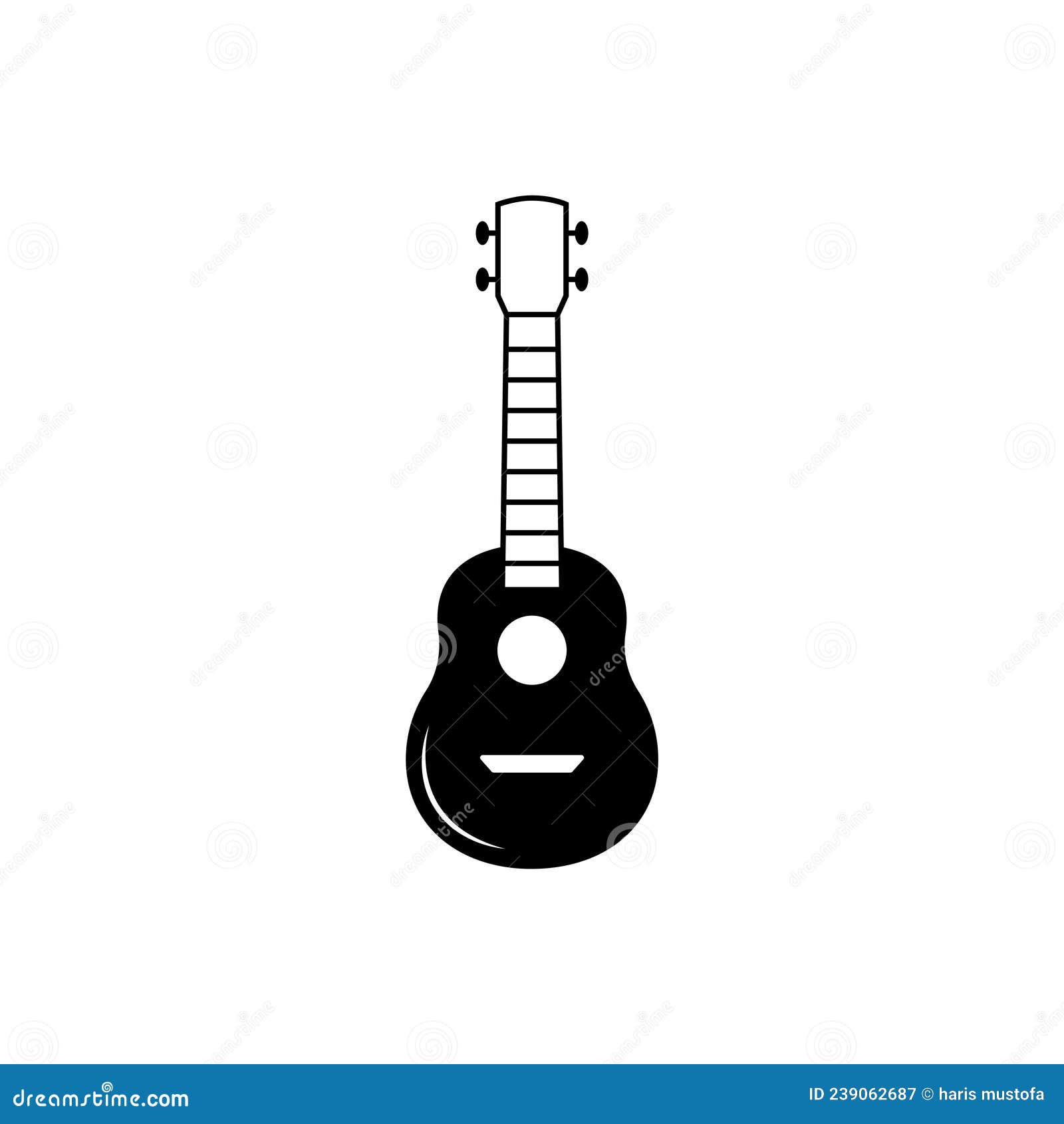 Ukulele Icon Design Template Vector Isolated Stock Illustration ...