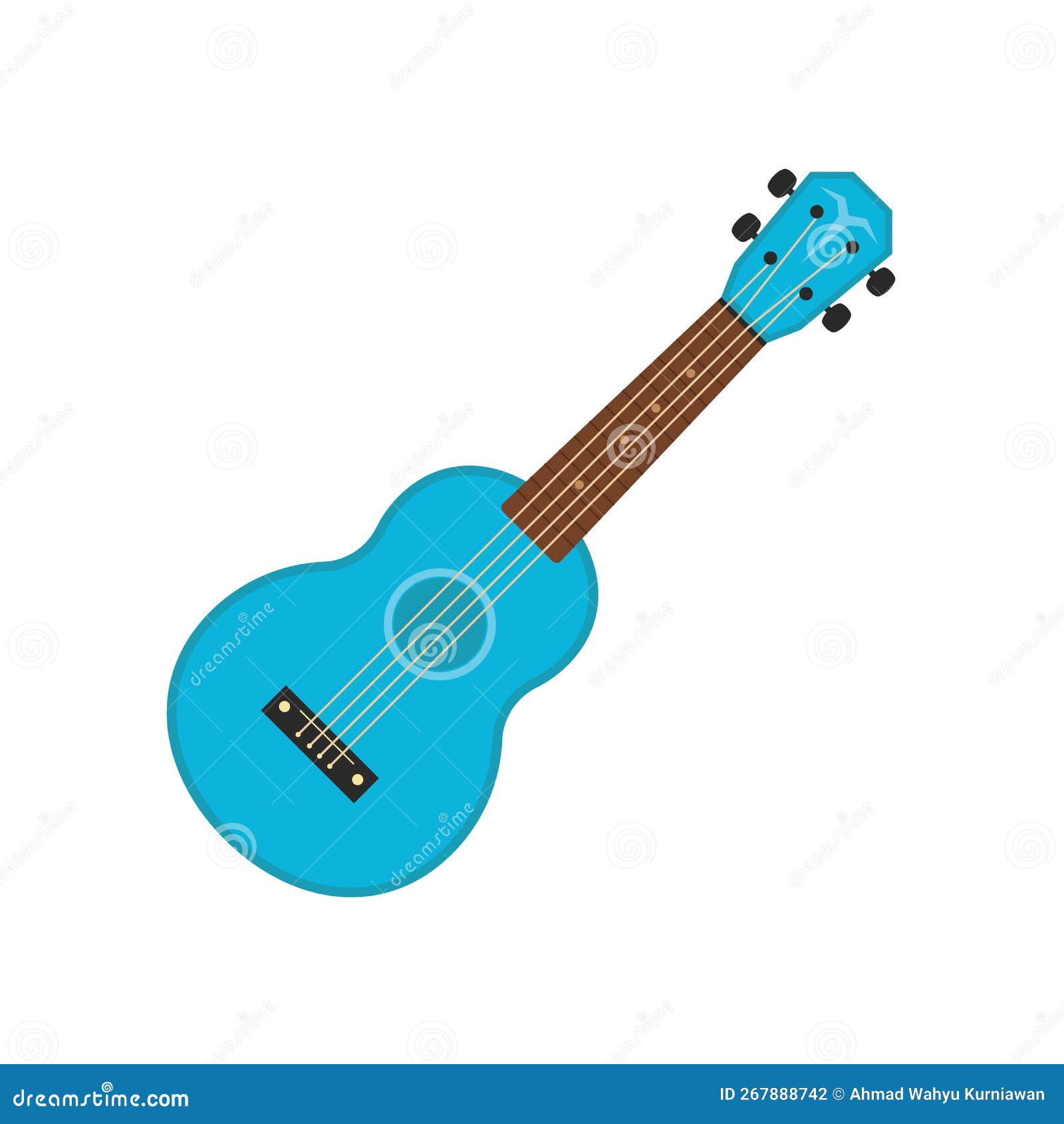 Ukulele Illustration Vector Stock Vector - Illustration of element ...