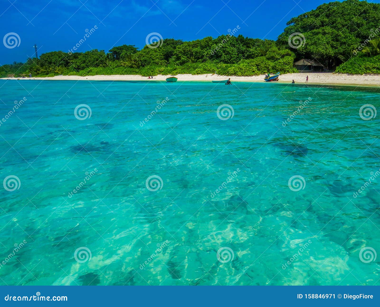 Ukulhas, Maldives stock image. Image of dream, paradise - 158846971
