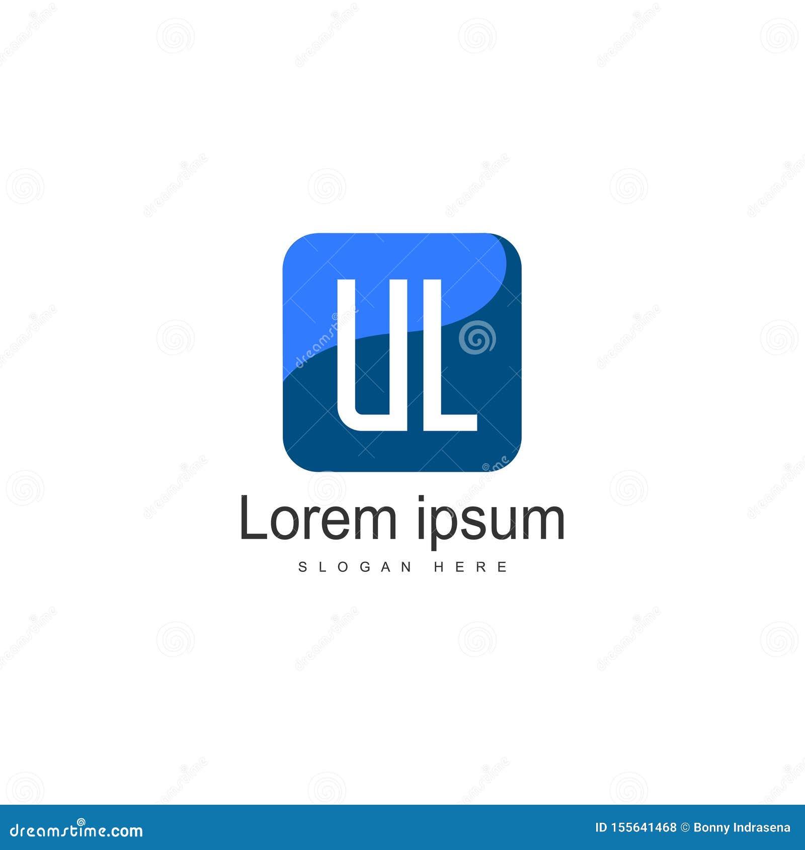 UL Letter Logo Design. Creative Modern UL Letters Icon Illustration ...