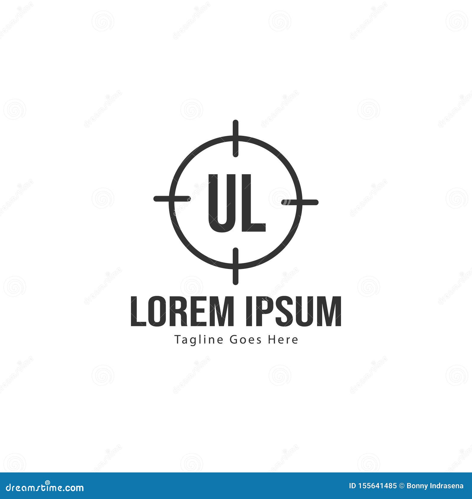 UL Letter Logo Design. Creative Modern UL Letters Icon Illustration ...