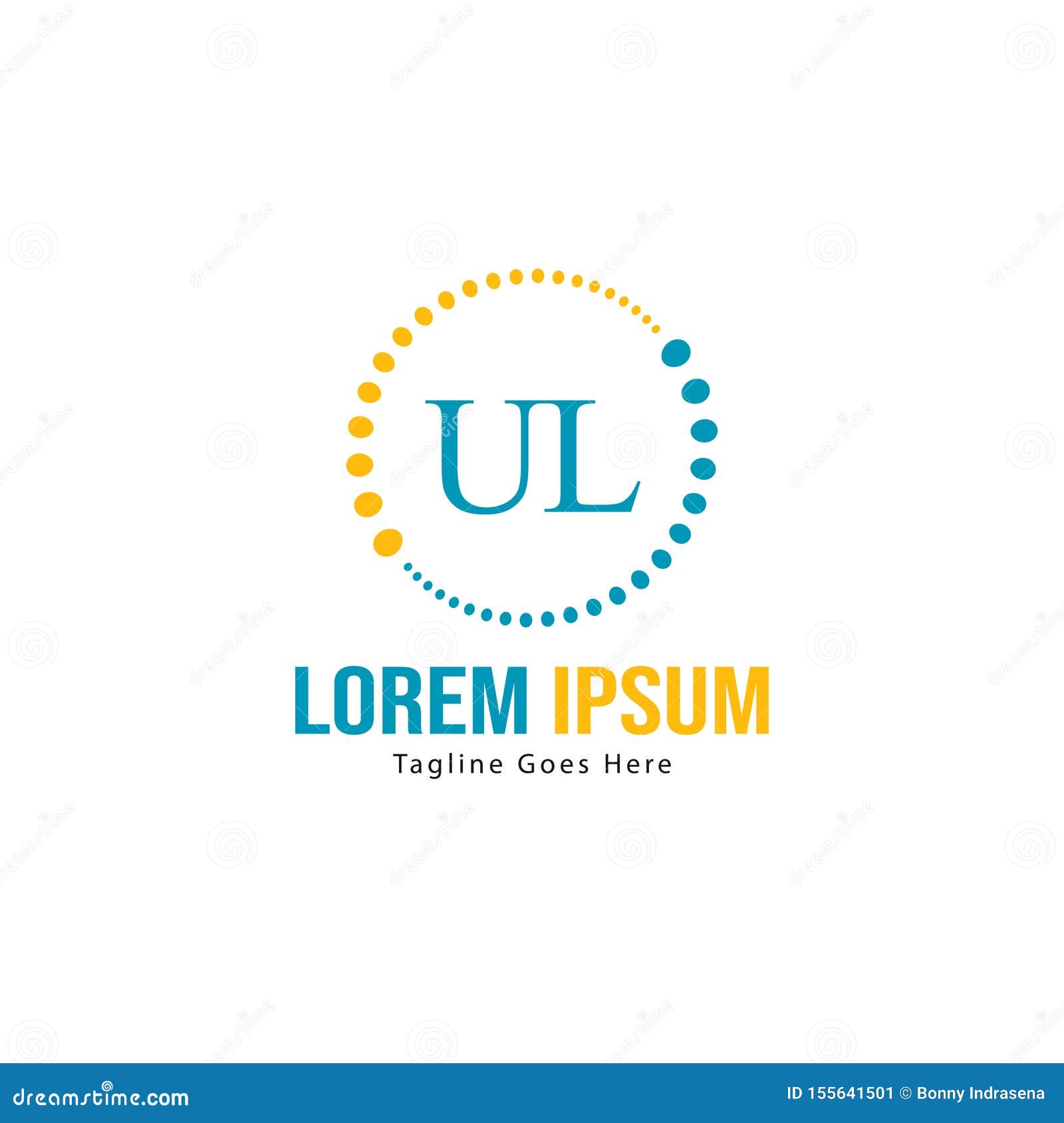 UL Letter Logo Design. Creative Modern UL Letters Icon Illustration ...