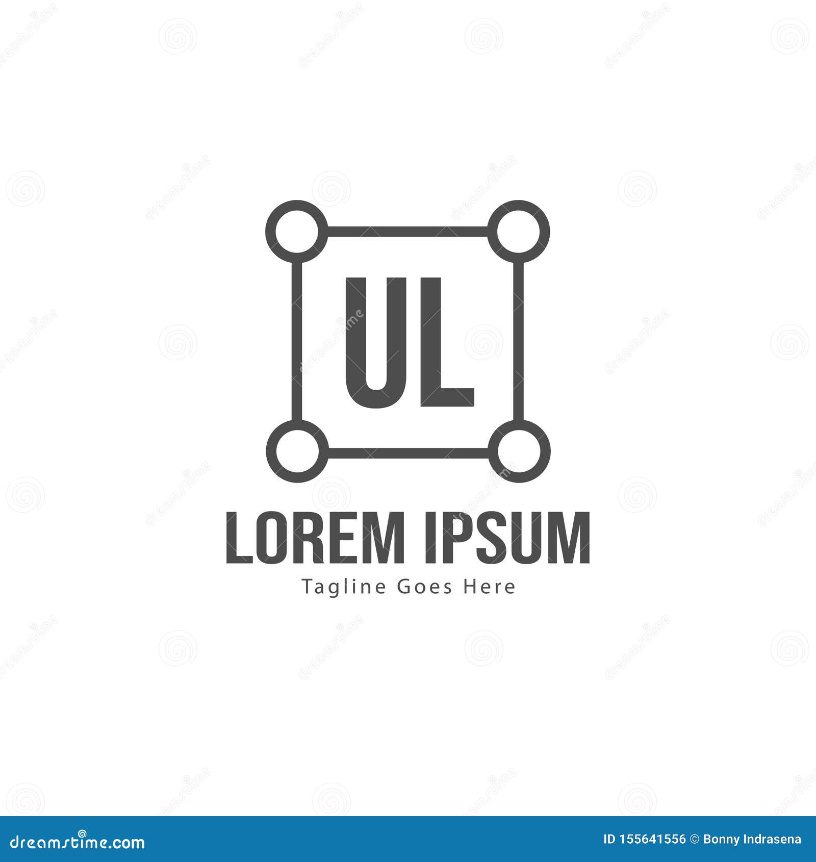 UL Letter Logo Design. Creative Modern UL Letters Icon Illustration ...