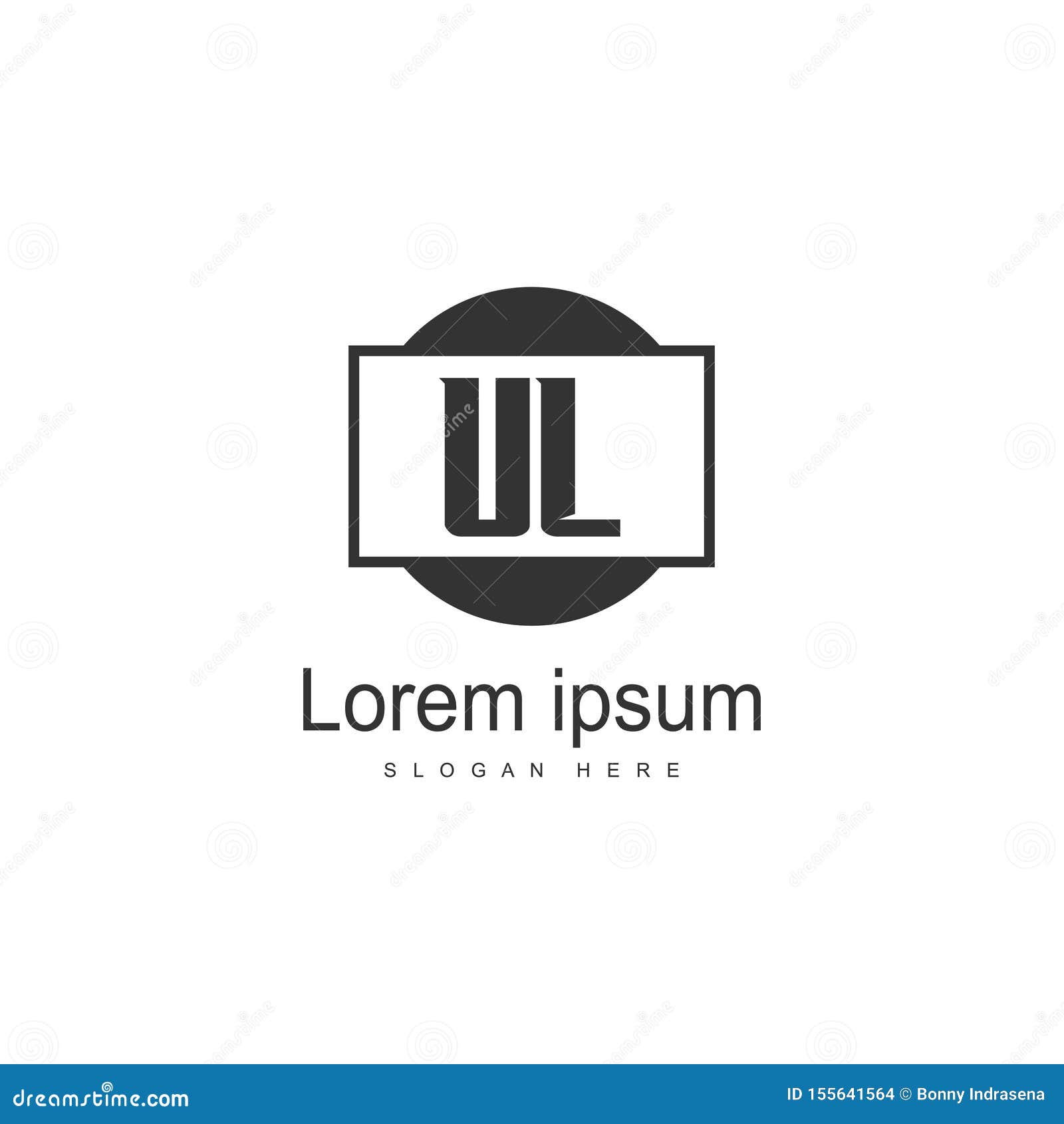UL Letter Logo Design. Creative Modern UL Letters Icon Illustration ...