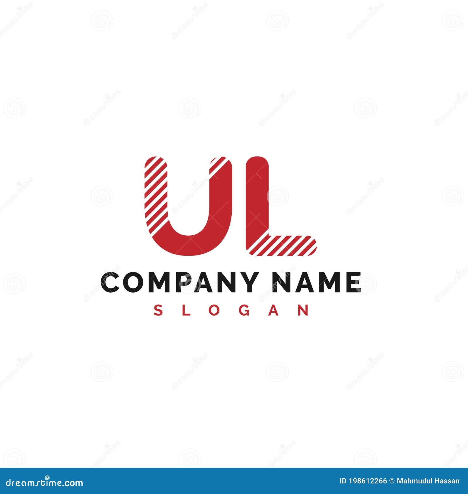 UL Letter Logo Design. UL Letter Logo Vector Illustration - Vector ...