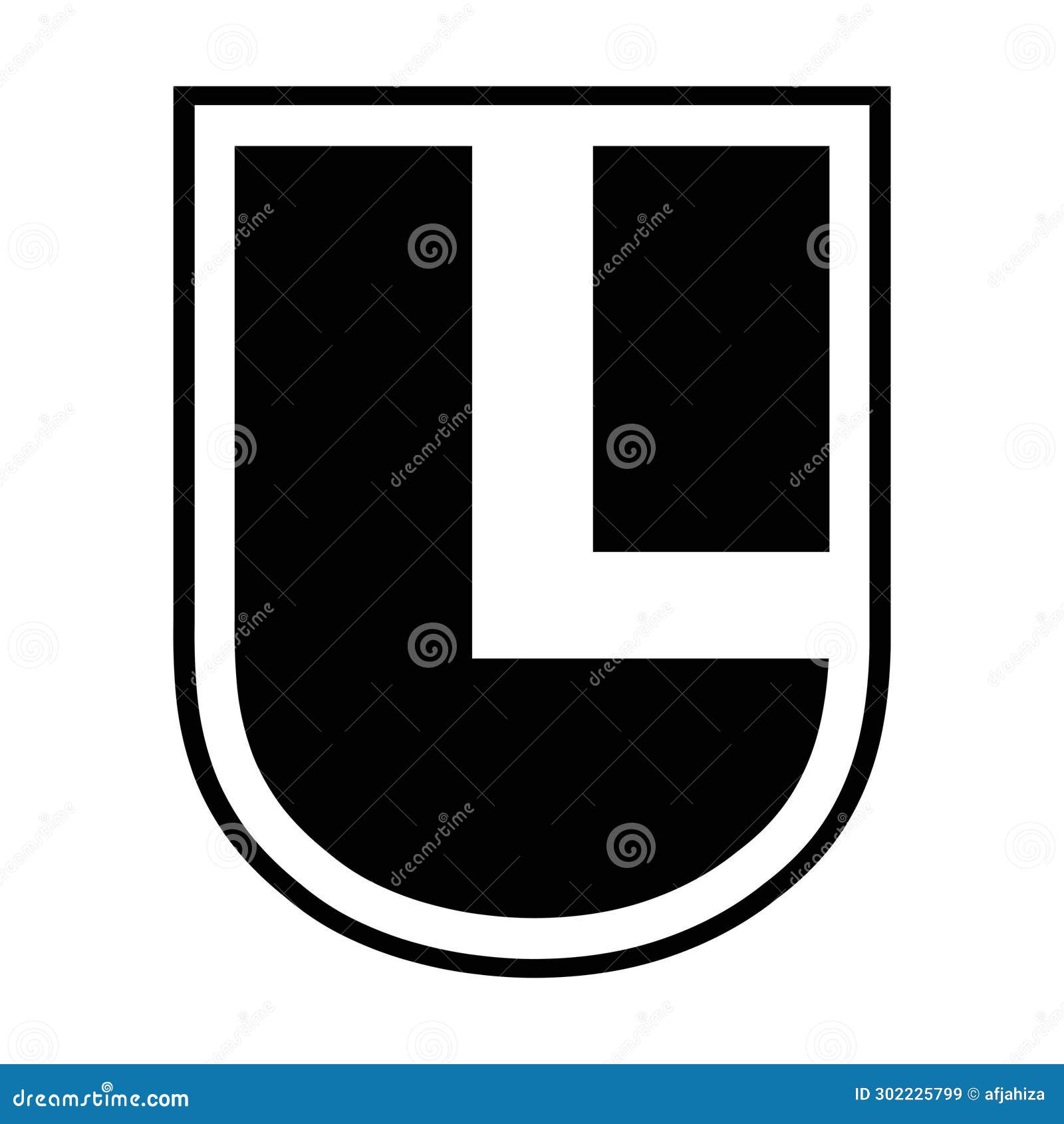 UL LU logo icon template 1 stock vector. Illustration of label - 302225799