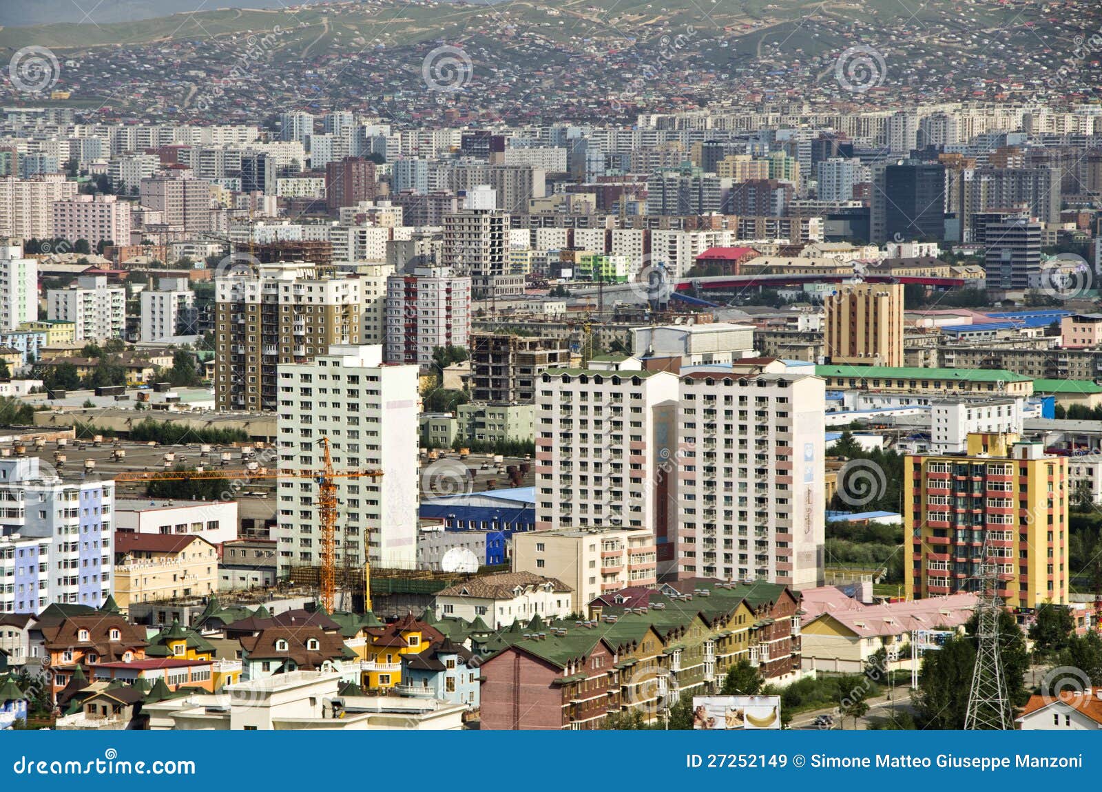 Ulaanbaatar, Mongolia stock image. Image of hero, bator - 27252149