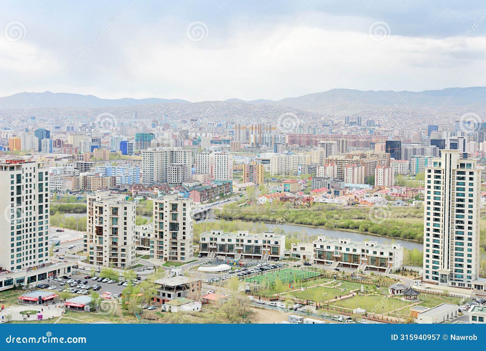 Ulaanbaatar the Capital City of Mongolia Editorial Photography - Image ...