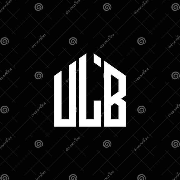 ULB Letter Logo Design on BLACK Background. ULB Creative Initials ...