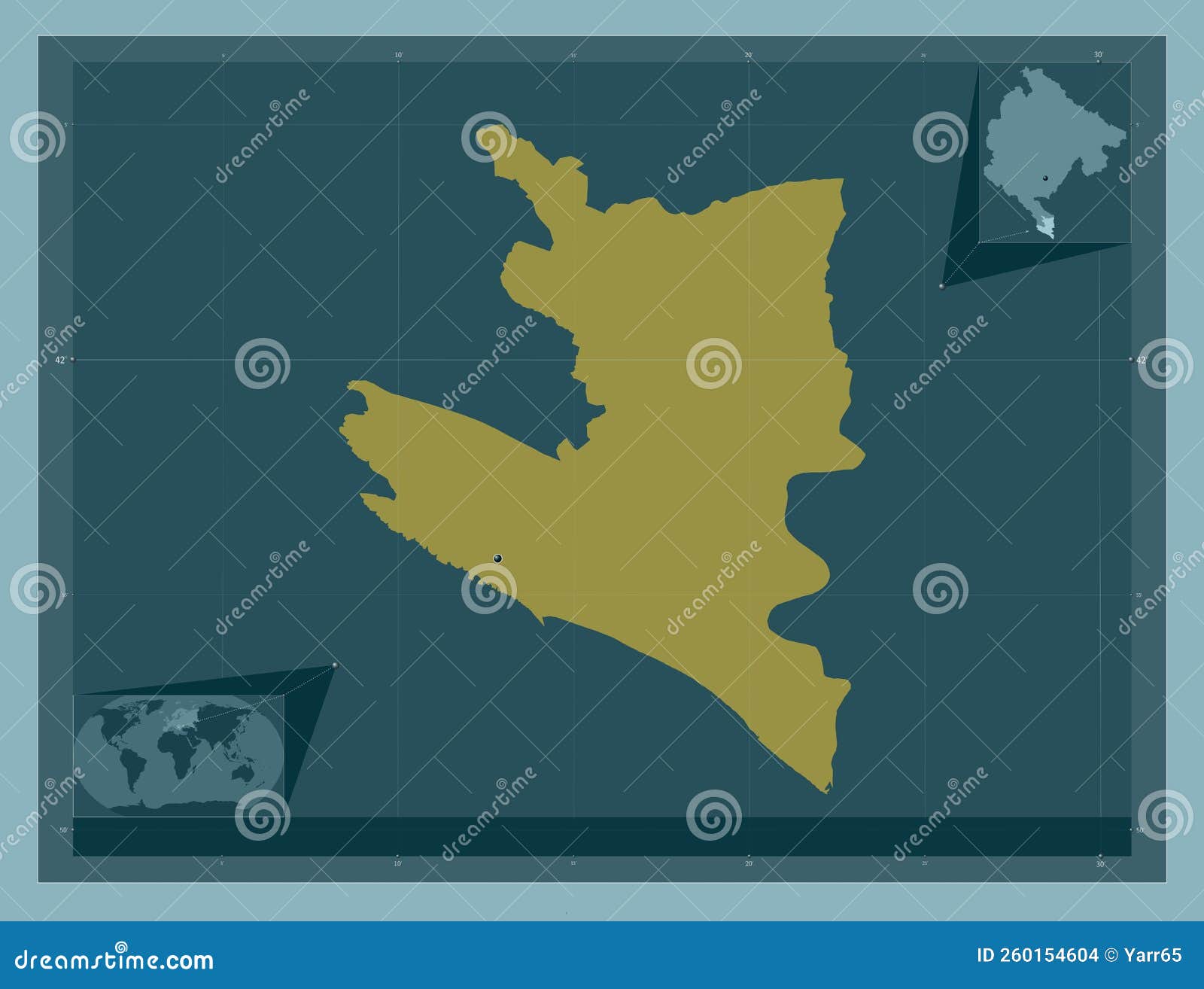 Ulcinj, Montenegro. Solid. Capital Stock Illustration - Illustration of ...
