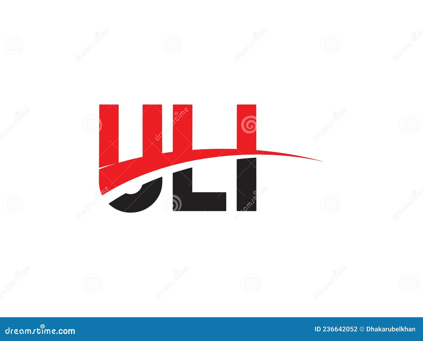 ULI Letter Initial Logo Design Vector Illustration Stock Vector ...