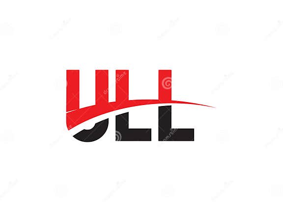 ULL Letter Initial Logo Design Vector Illustration Stock Vector ...
