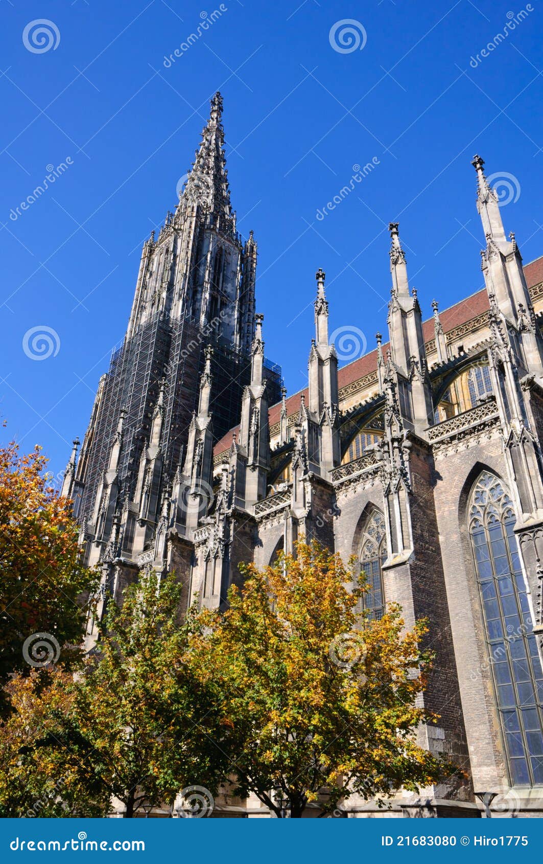 Ulm Cathedral stock photo. Image of heritage, landscape - 21683080