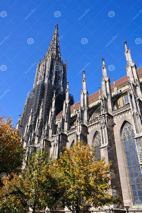 Ulm Cathedral stock photo. Image of heritage, landscape - 21683080