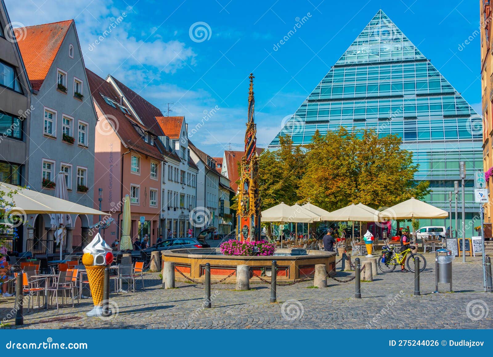 Ulm City Library in Germany Editorial Photo - Image of exterior ...