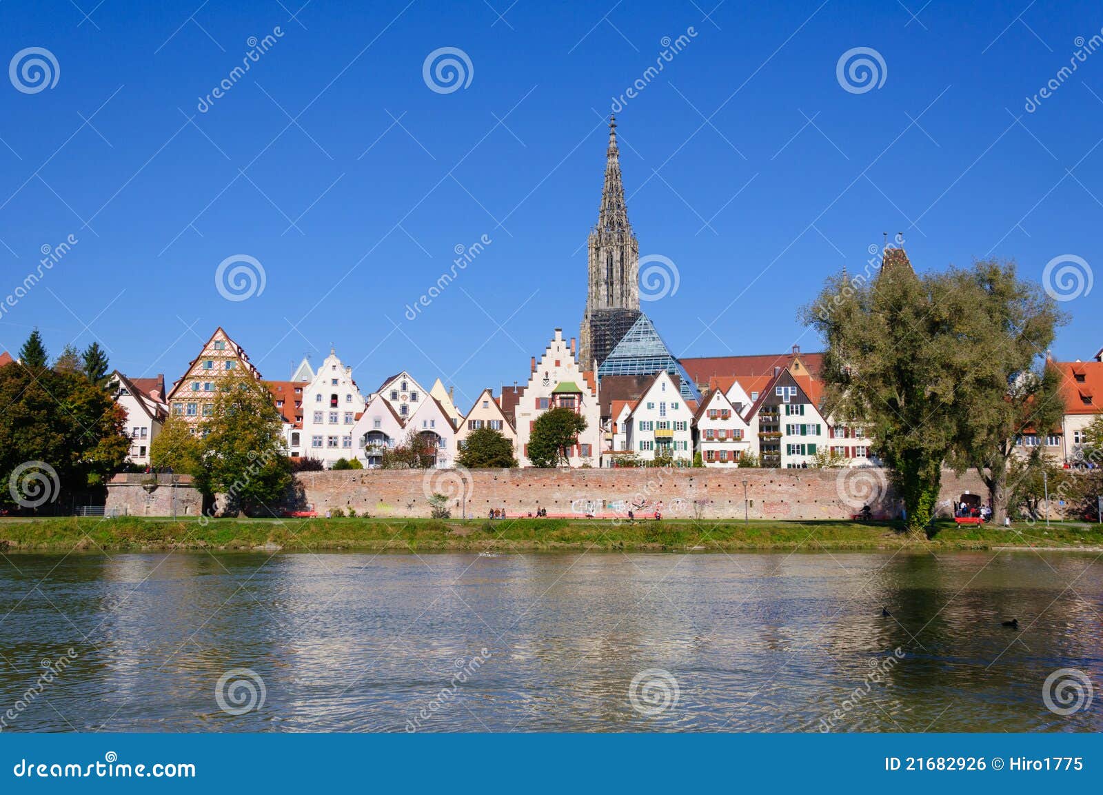 Ulm, Deutschland stockfoto. Bild von besichtigung, landschaft - 21682926