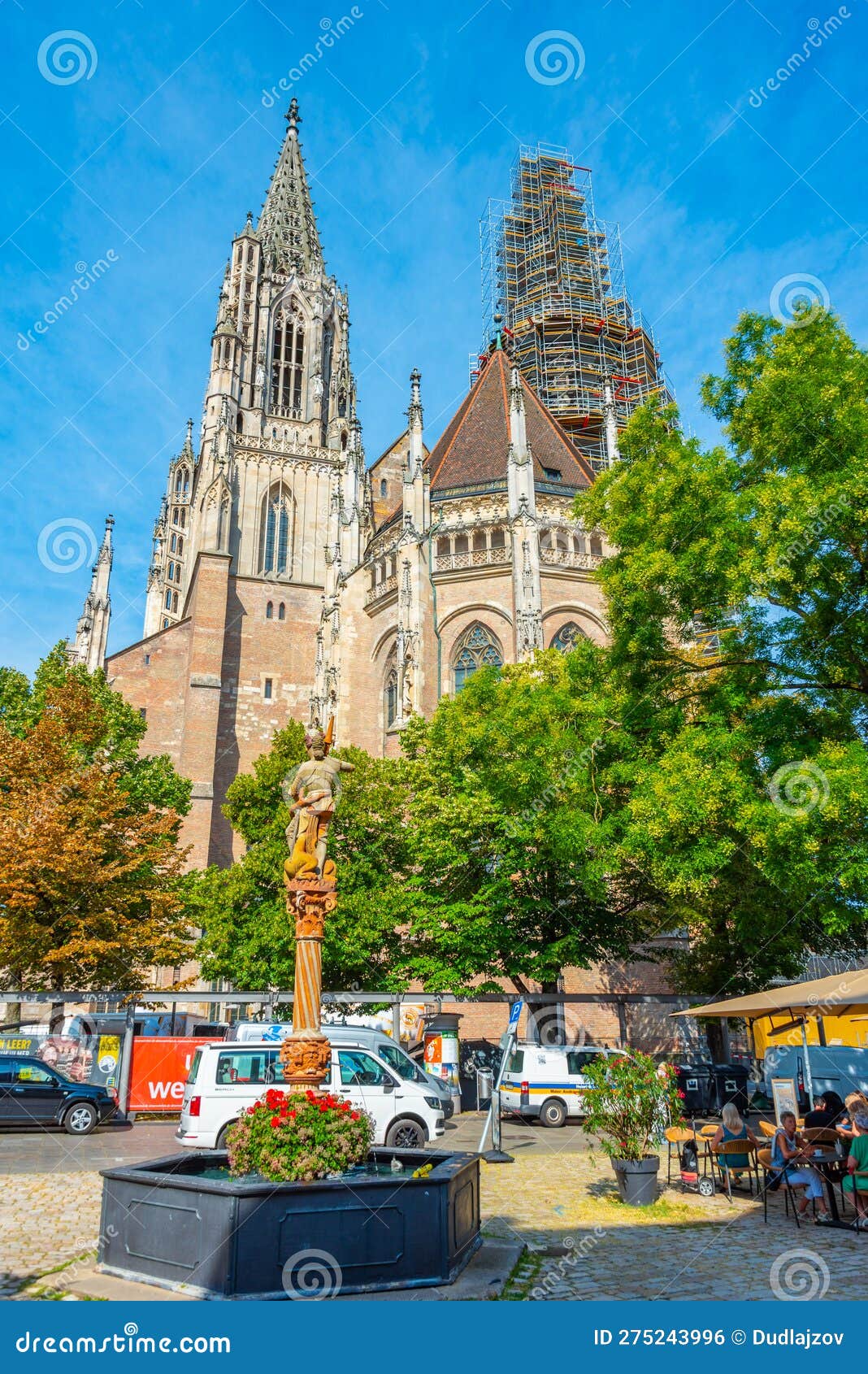Ulm, Germany, August 17, 2022: Cathedral in German Town Ulm Editorial ...