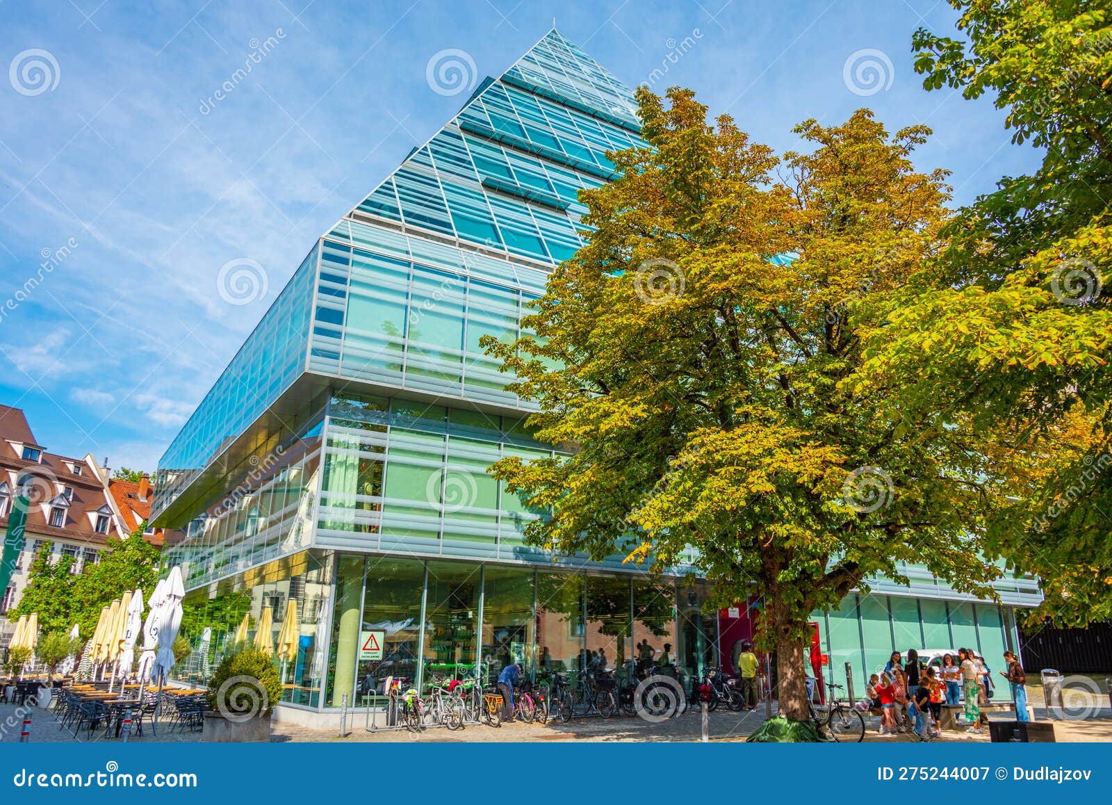 Ulm, Germany, August 17, 2022: Ulm City Library in Germany Editorial ...