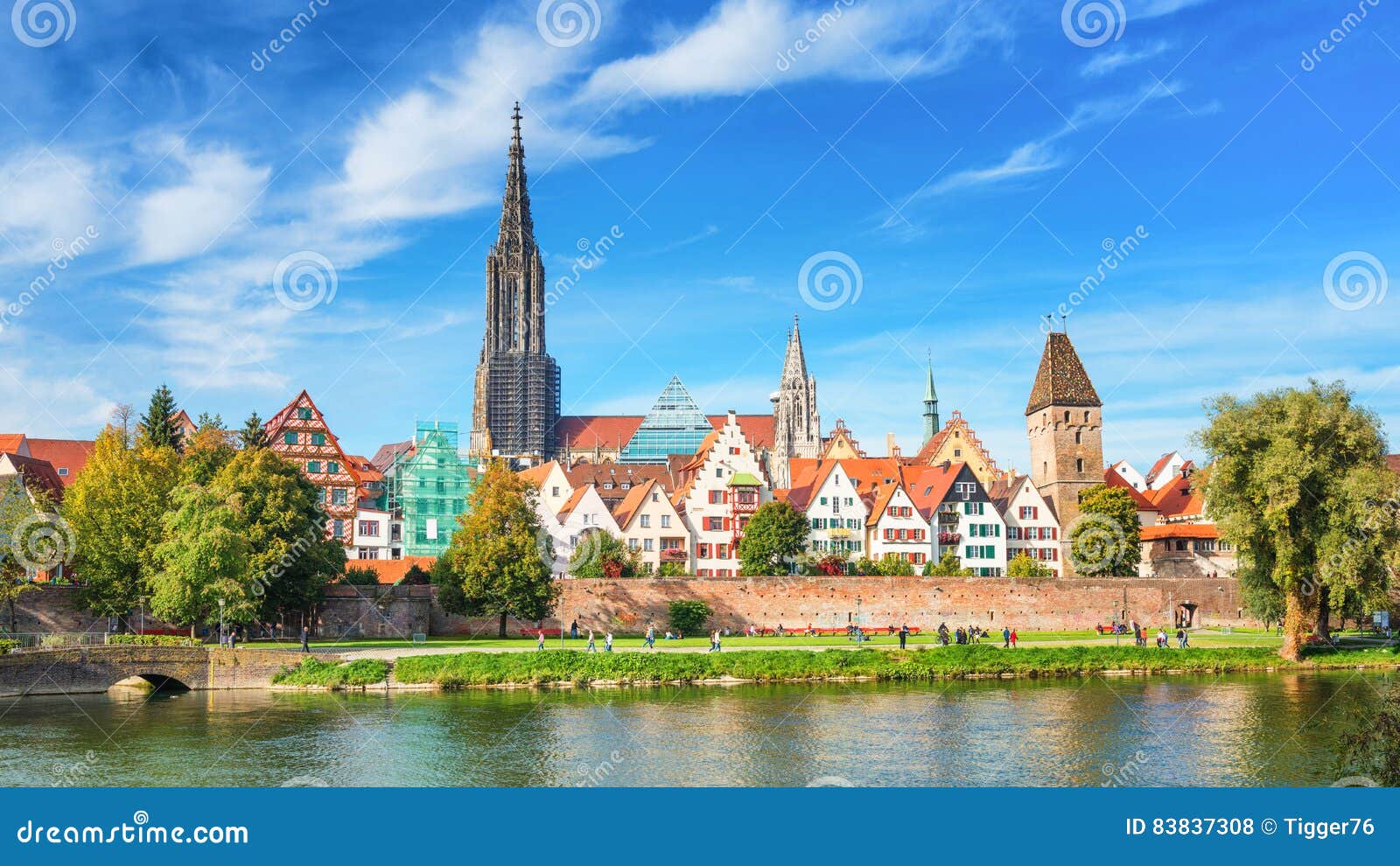 Ulm, Germany stock photo. Image of travel, city, cathedral - 83837308