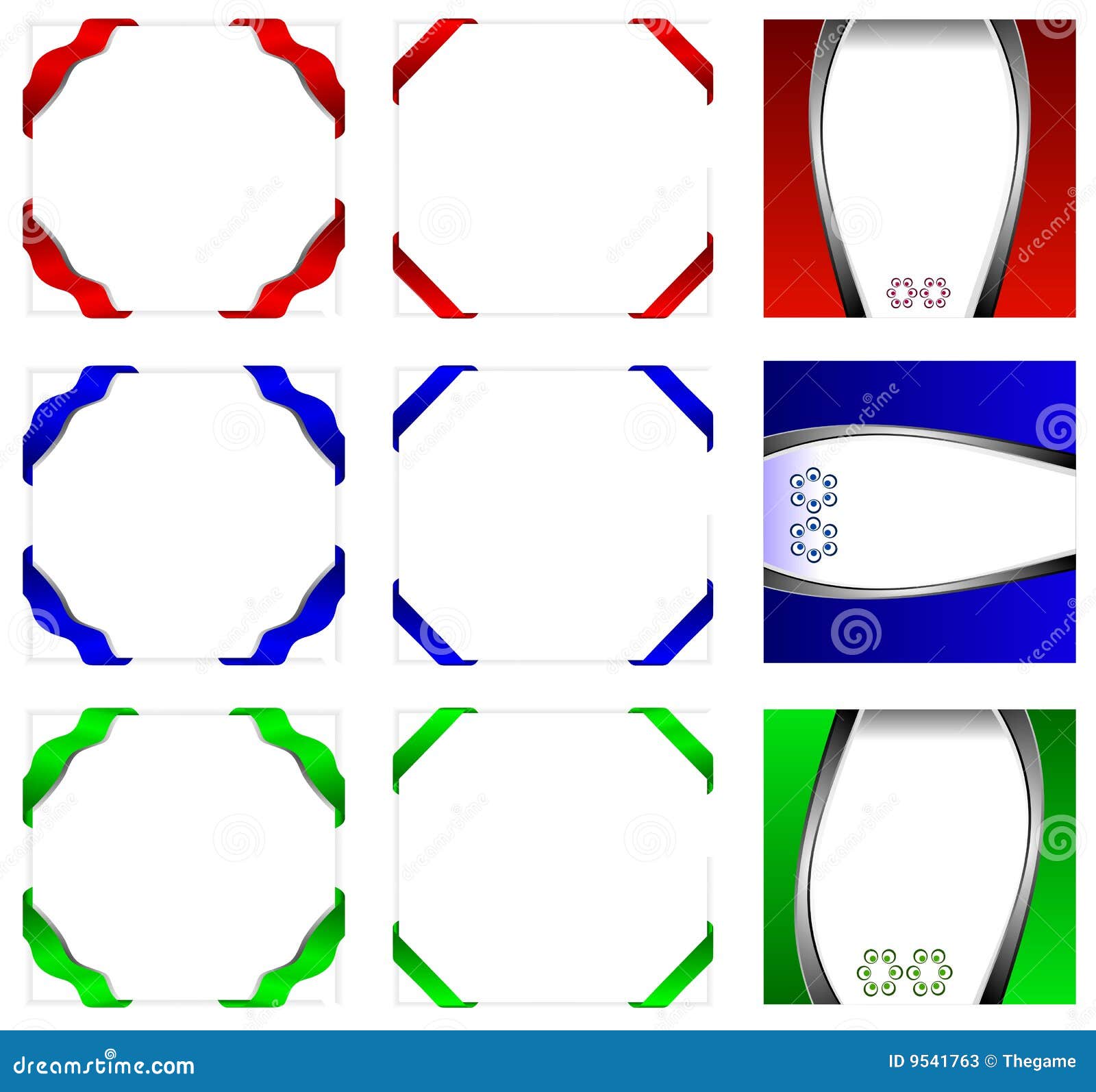 The Ultimate Classy Elegant Template Set Stock Vector - Illustration of ...