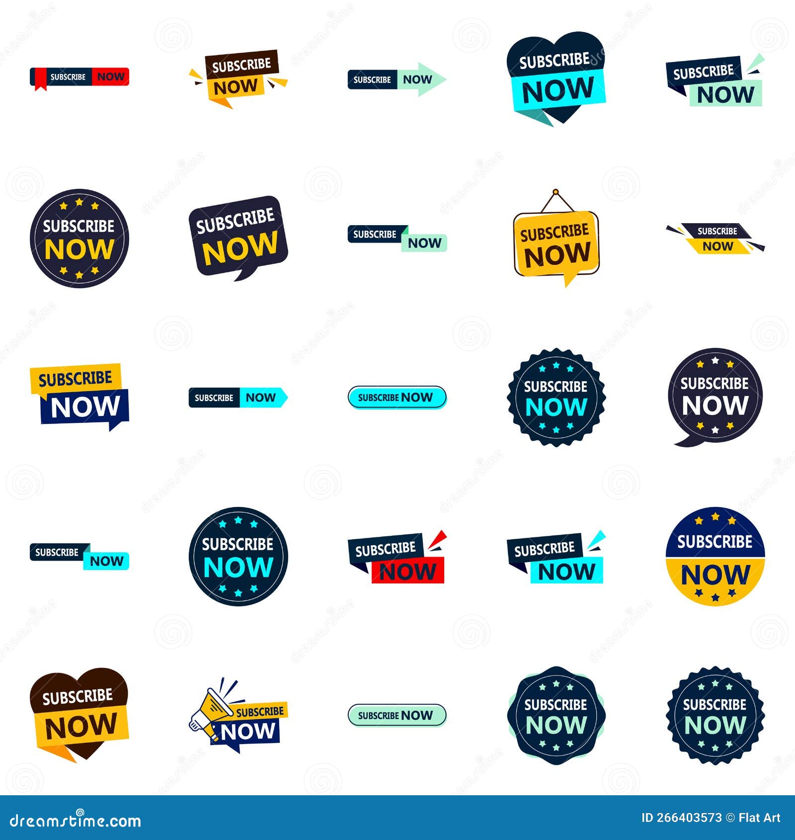 The Ultimate Collection of Subscribe Now 25 Vector Banners for ...