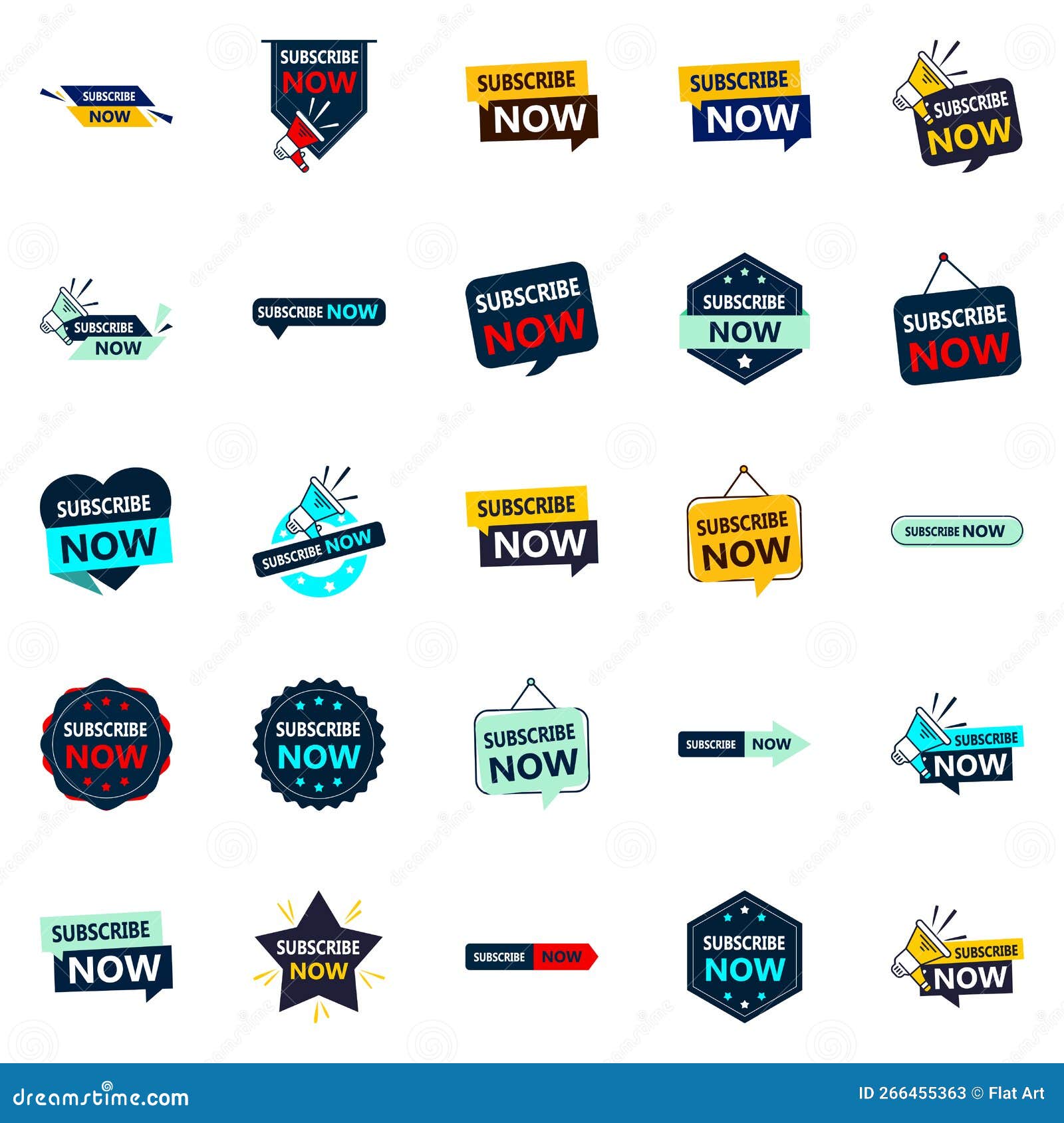 The Ultimate Collection of Subscribe Now 25 Vector Banners for ...