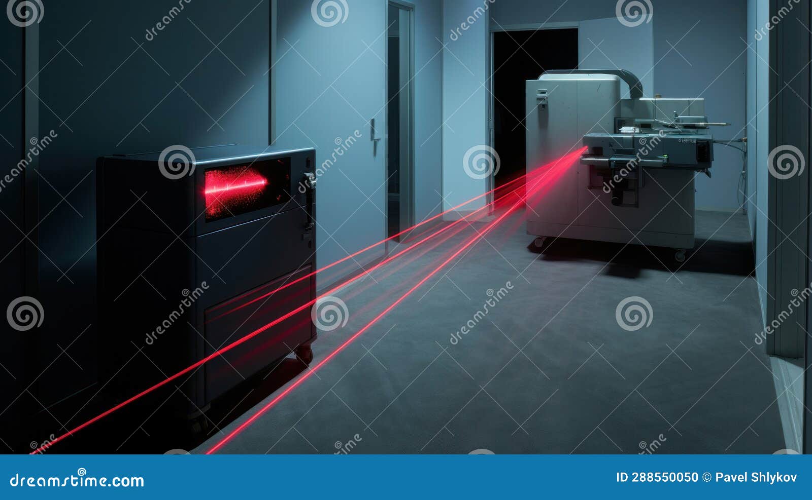 The Ultimate Laser Security System Stock Photo - Image of thief, person ...