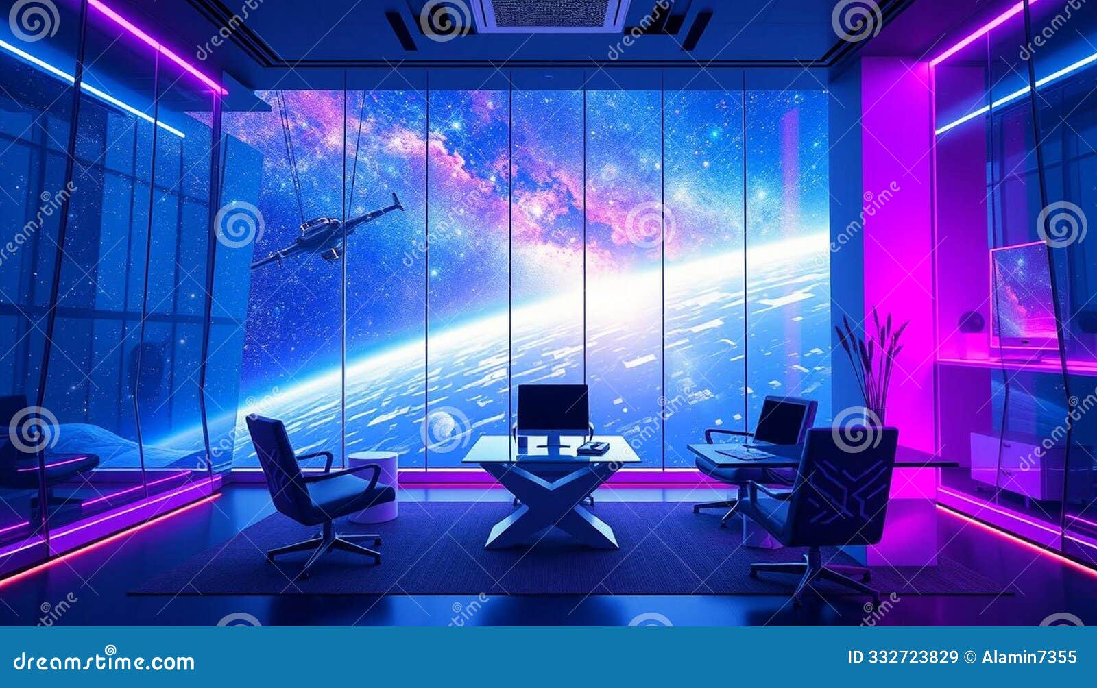 Ultimate Office Interior Showcase Stock Illustration - Illustration of ...