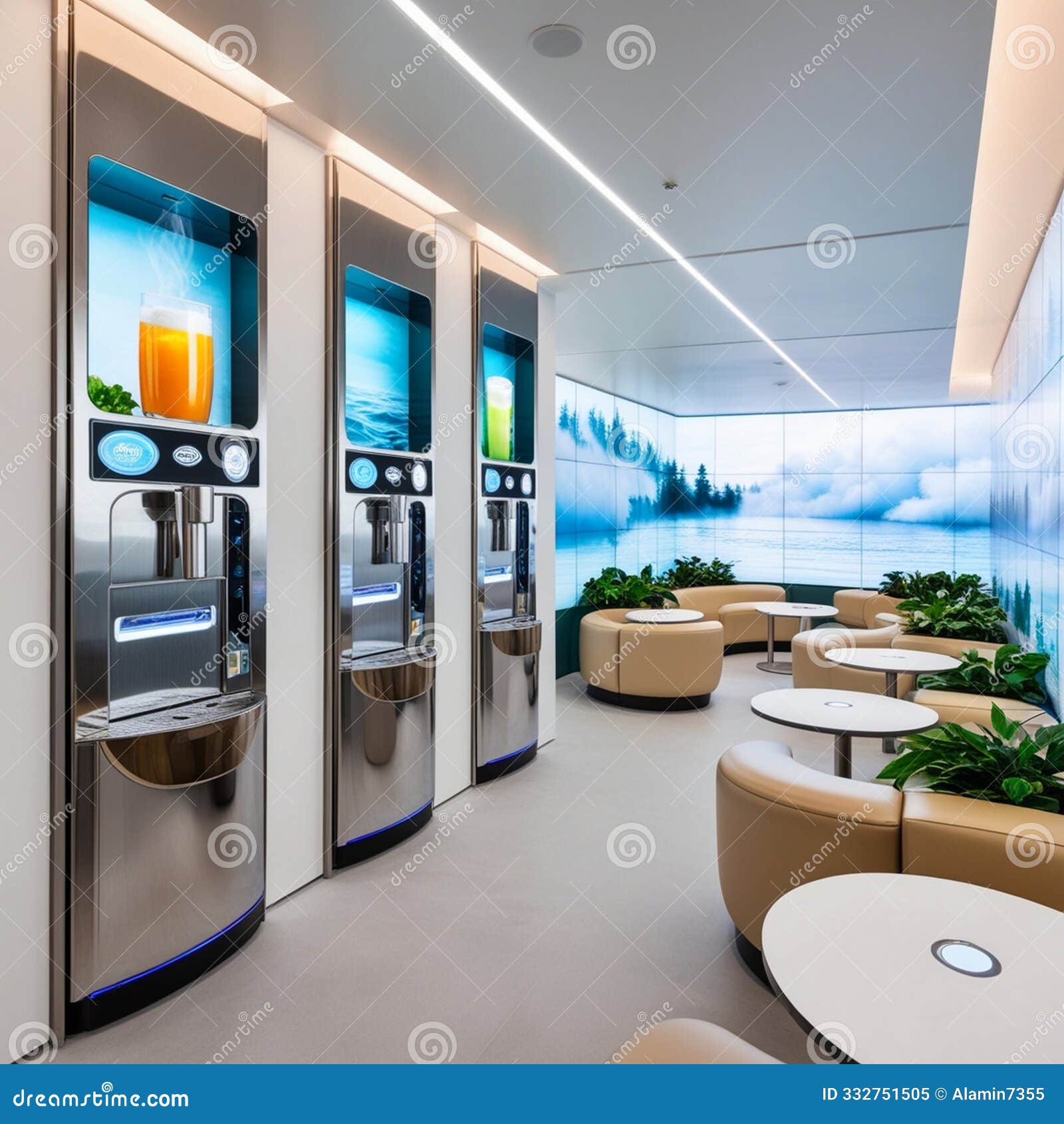 Ultimate Office Interior Showcase Stock Illustration - Illustration of ...