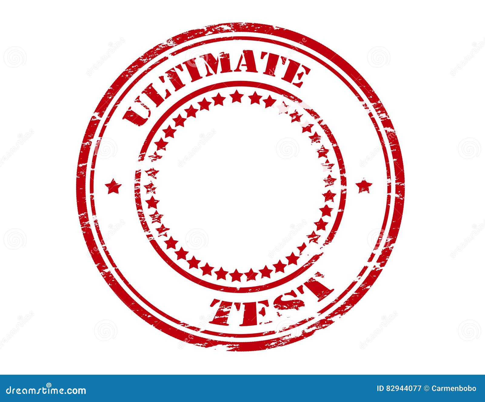 Ultimate test stock illustration. Illustration of rectangular - 82944077
