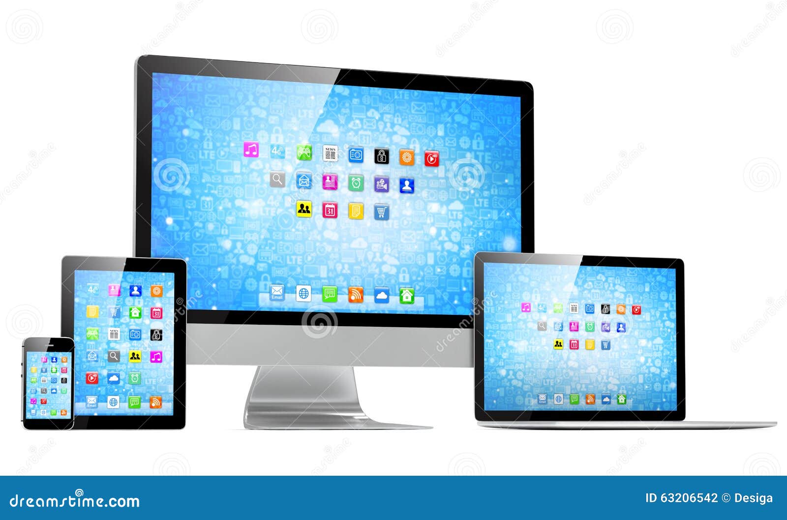 Smartphone And Tablet Touch Keyboard Keypad Typing Browser Interface ...