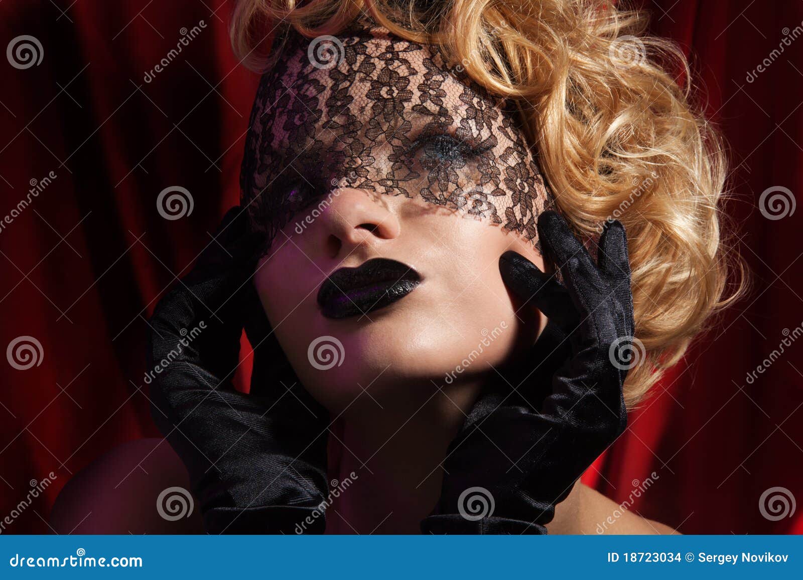 Ultimate Women Satisfaction Expression Stock Photo - Image of bandage ...