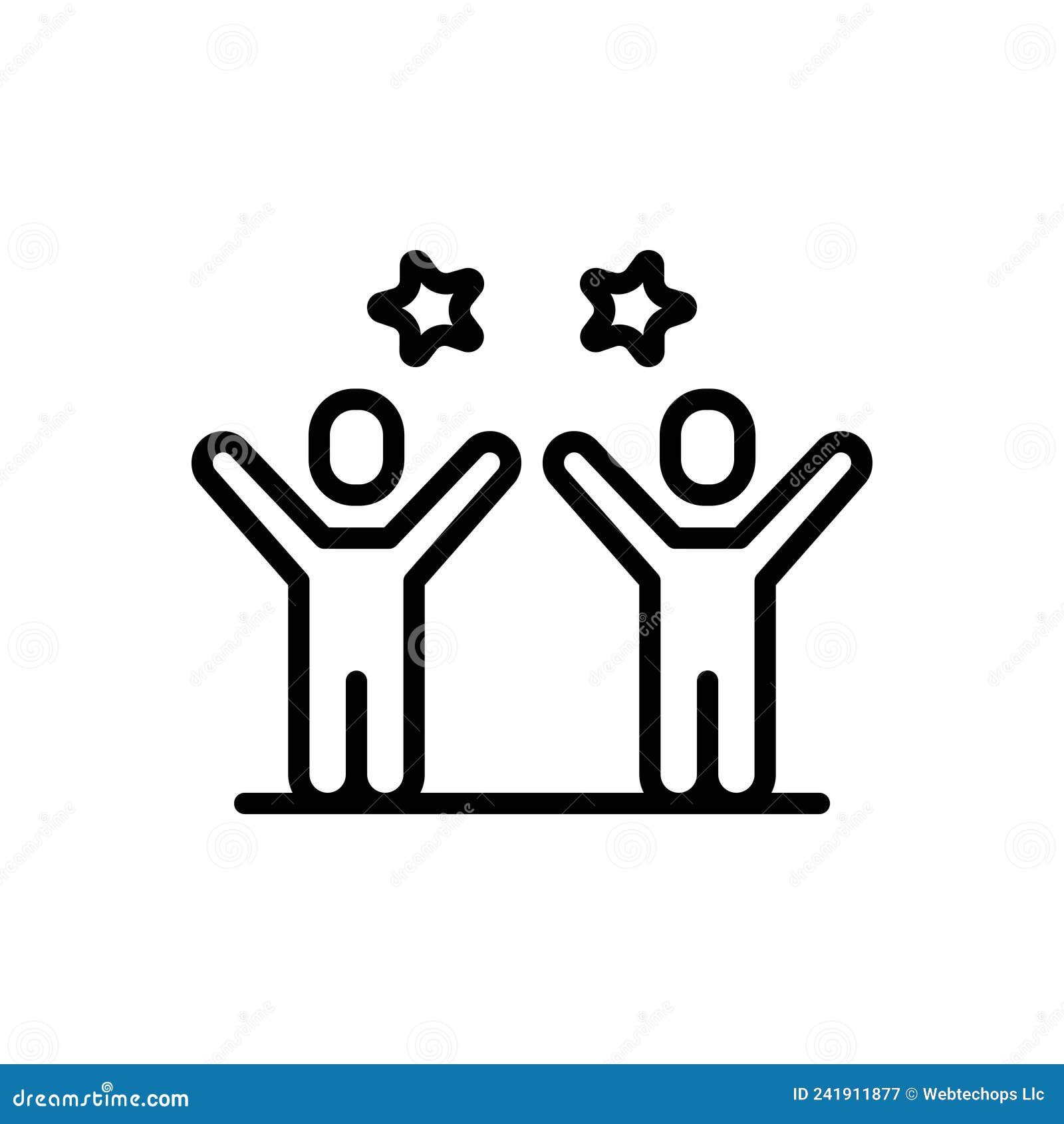 Black Line Icon for Ultimately, Finally and in the End Stock Vector ...