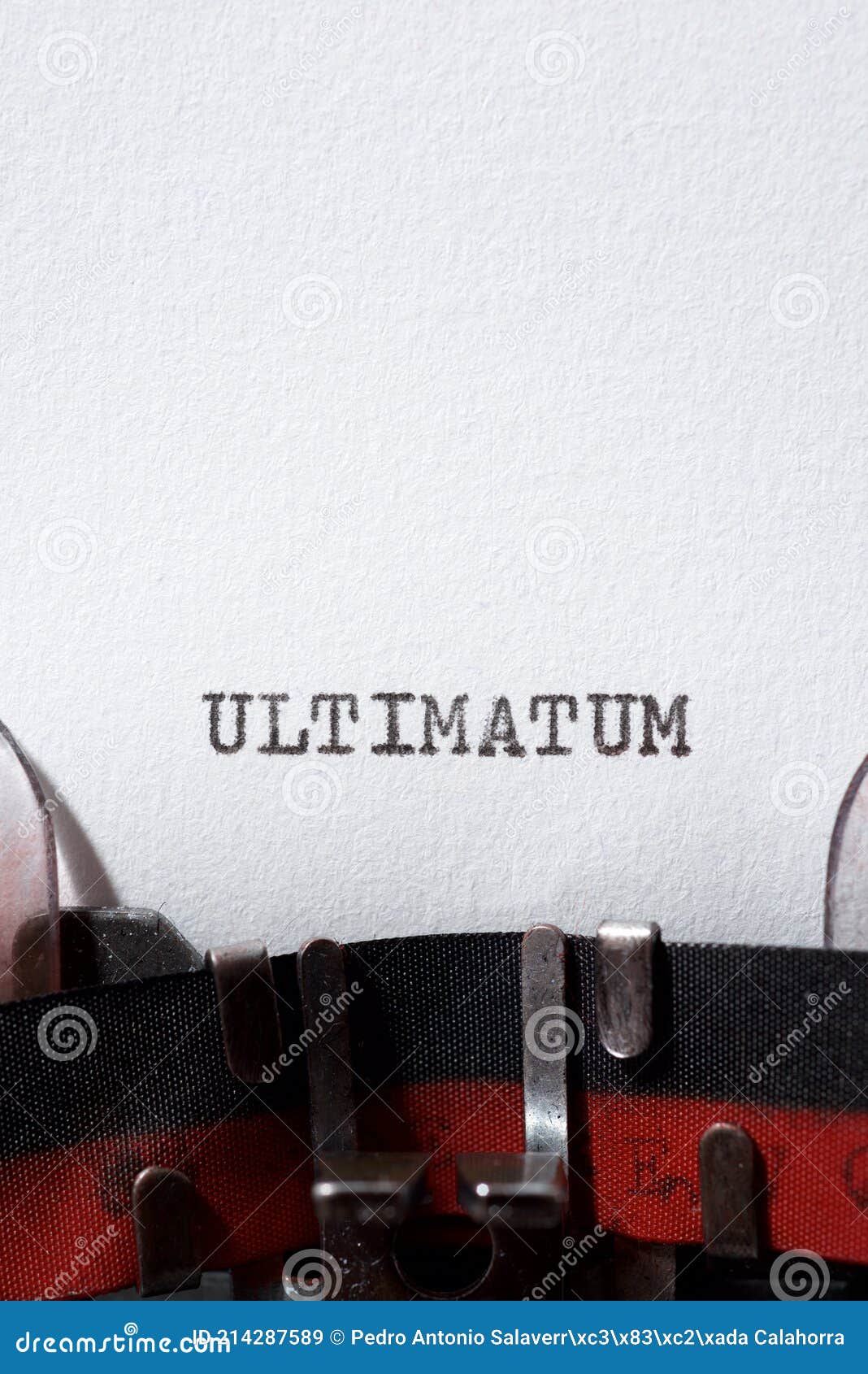 Ultimatum concept view stock image. Image of diplomacy - 214287589