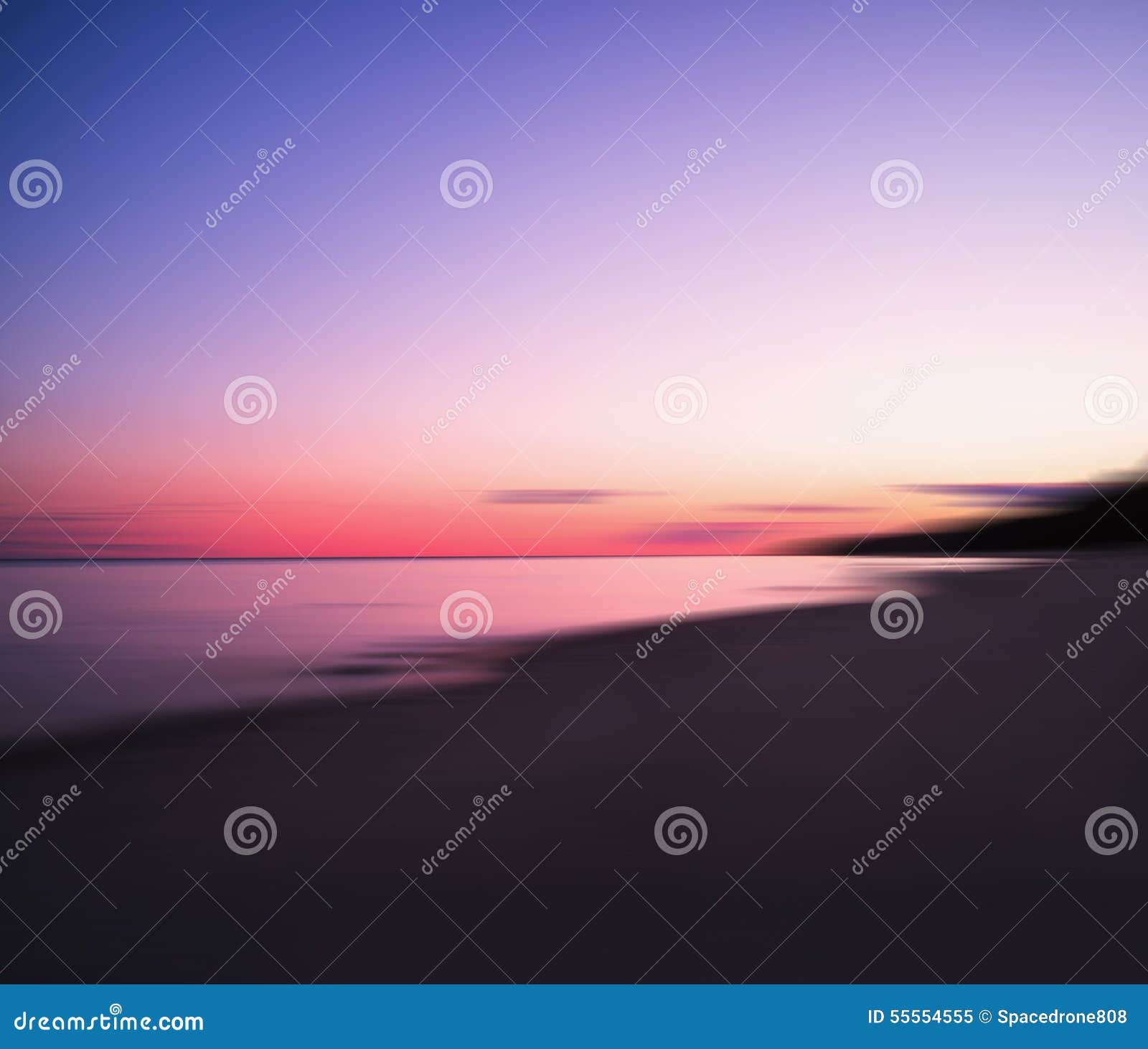 Ultra Clear Horizontal Sunset on Epic Lake Landscape Back Stock Image ...