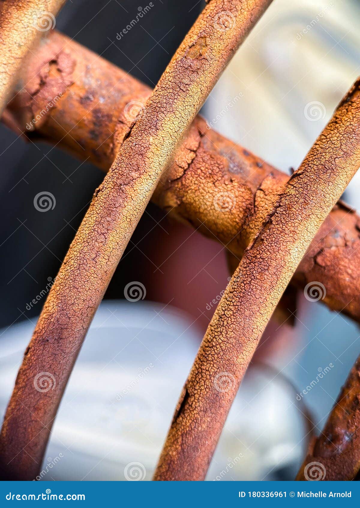 Full Frame View of a Rusty Industrial Grate Stock Image - Image of view ...