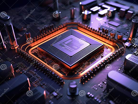 Ultra-fast and Accurate Computer Processor, Generative AI Stock ...