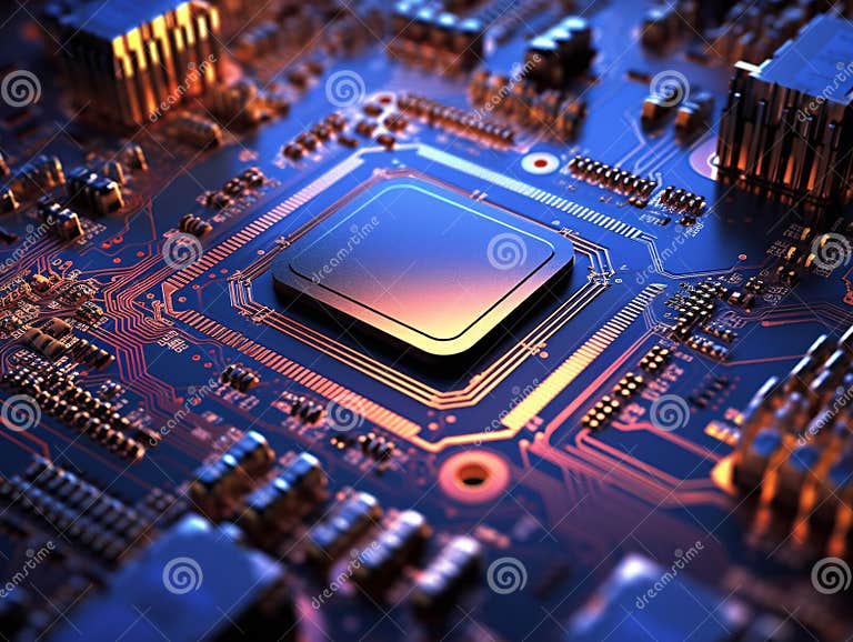 Ultra-fast and Accurate Computer Processor, Generative AI Stock ...