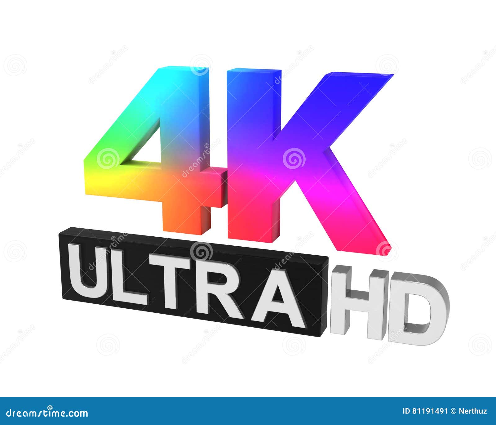Ultra HD 4K icon stock illustration. Illustration of icon - 81191491