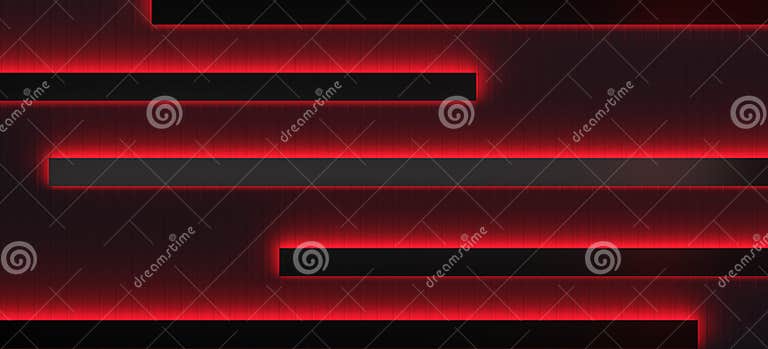 Ultra Hd Sci-fi Triangle Red Neon Light on Black Background Abstract 3d ...