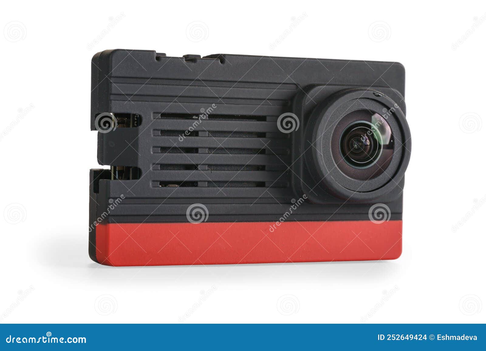 Ultra Light Small Action Camera Isolated with Clipping Path Stock Photo ...