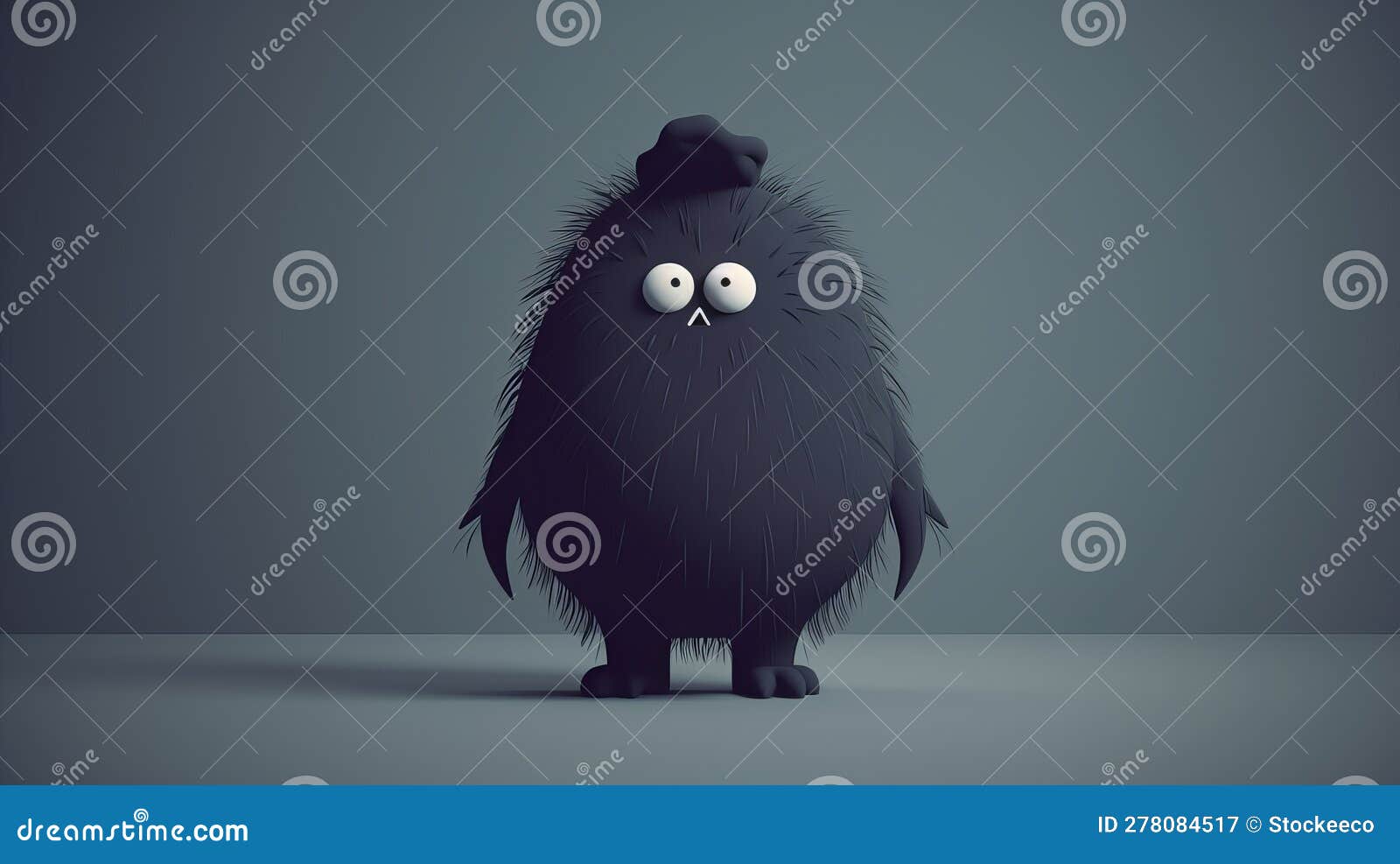 Ultra Minimal Monster stock illustration. Illustration of refreshing ...