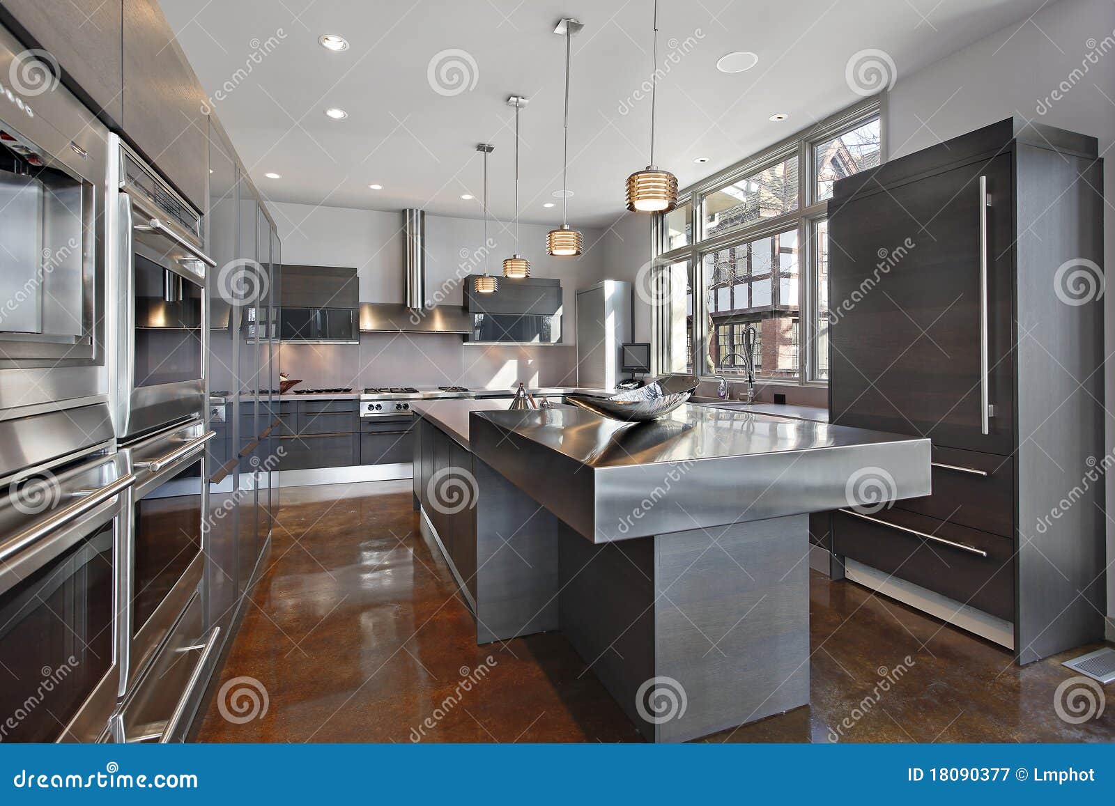 Ultra modern kitchen stock image. Image of kitchen, design - 18090377
