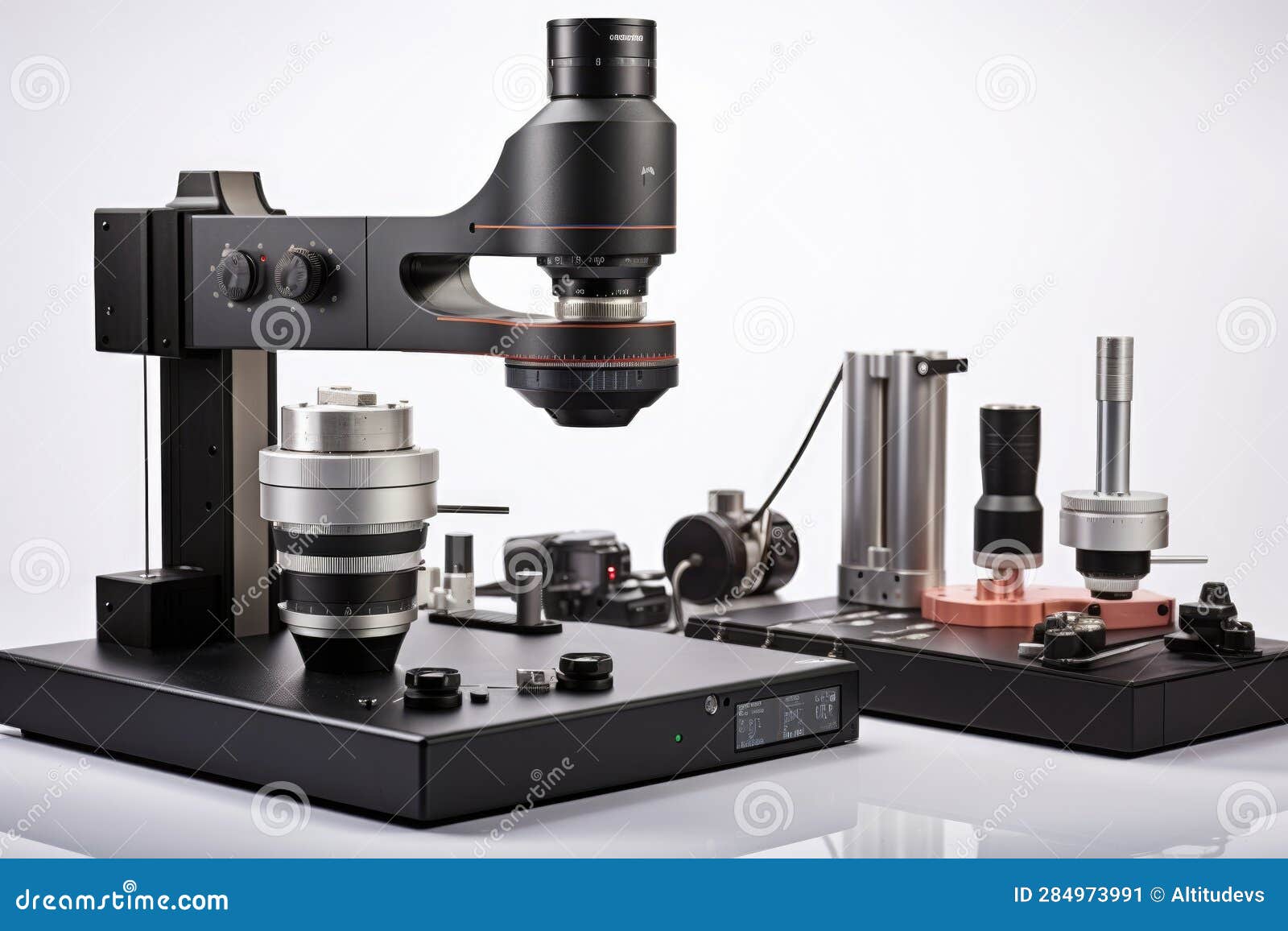Ultra-precise Measuring Tools for Lens Calibration Stock Illustration ...