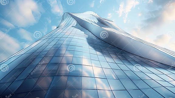 Ultra Realistic Architectural Marvel with Unique Angles and Towering ...